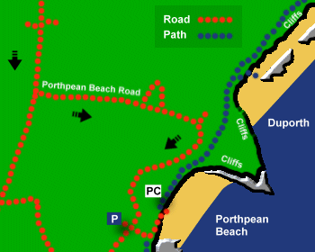 Porthpean Beach Information - Cornwall Beach Guide